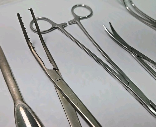 Lot of 8-Sklar Forceps Scissors Clamps Surgical Medical Mixed ...