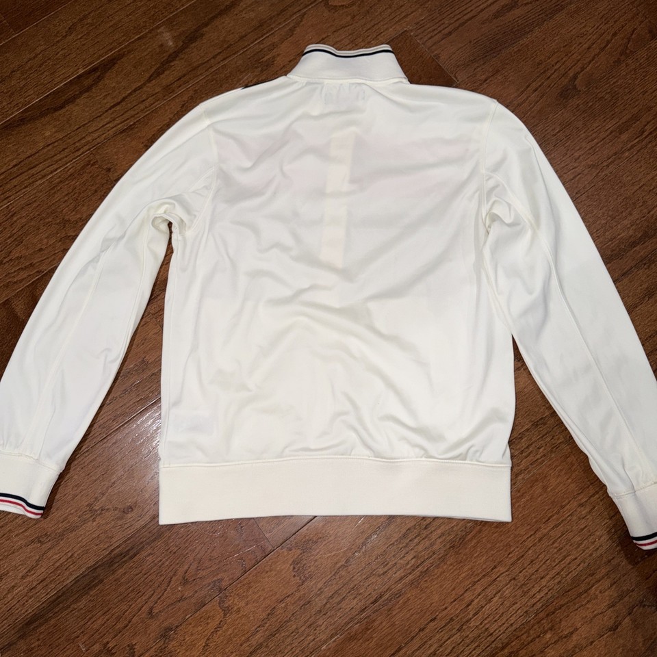 Ben Sherman Track Jacket White Full Zip Striped Mens Size M | eBay