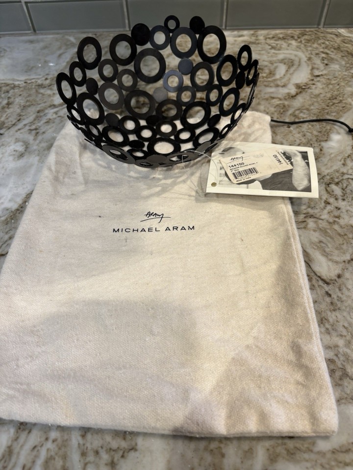 Michael Aram Metal Washer Round 7” Bowl New With Tag- Rare Piece | eBay