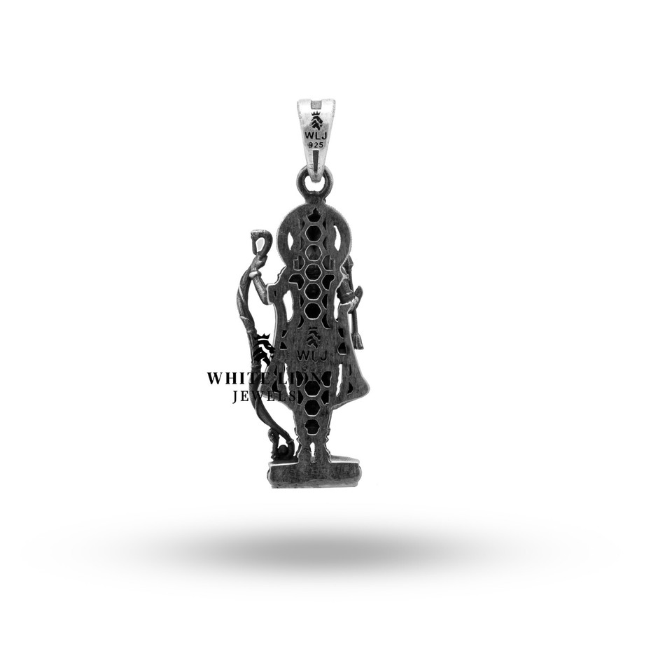 Ayodhya Shree Rama Supreme Lord Vishnu Hinduism Pendant 925 Sterling ...