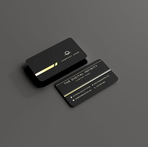 200 Custom Paper Business Card Full Color Double-sided Printing Thank ...