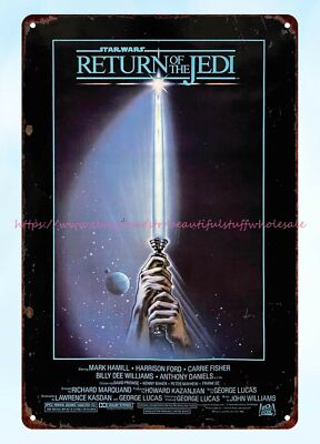 buy decoration online Return of the Jedi star wars metal tin sign | eBay
