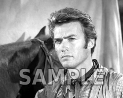 8x10 photo Clint Eastwood as Rowdy on the "Rawhide" TV series | eBay