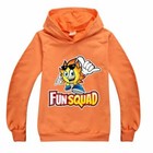 Kids Fun Squad Gaming Print Long Sleeve Hoodie Hooded Tops Jumper ...