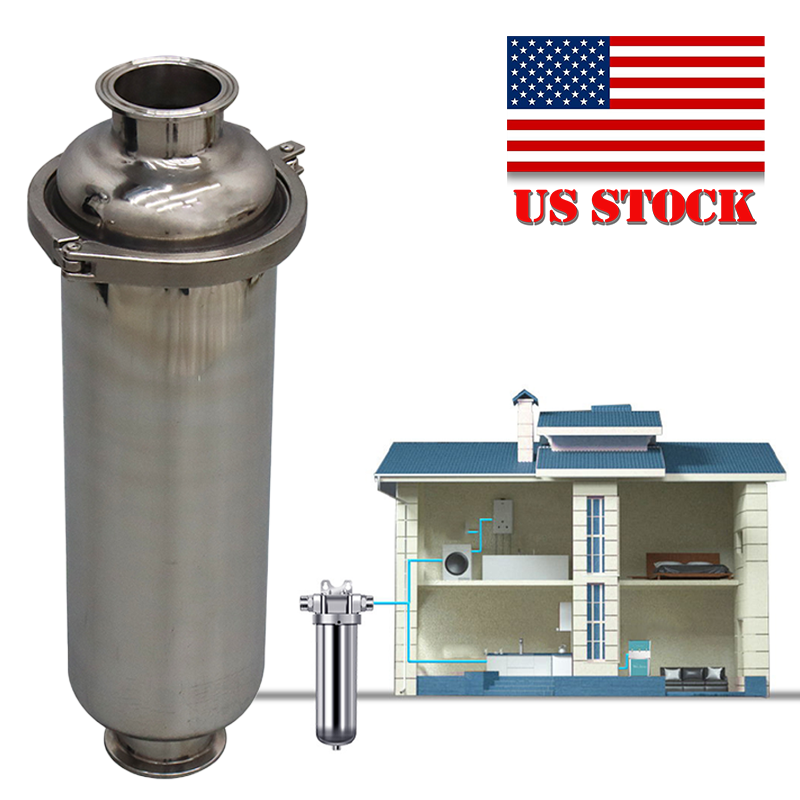 2" Tri-Clamp Filter SS304 Straight Sanitary Fittings Mesh Strainer Food ...