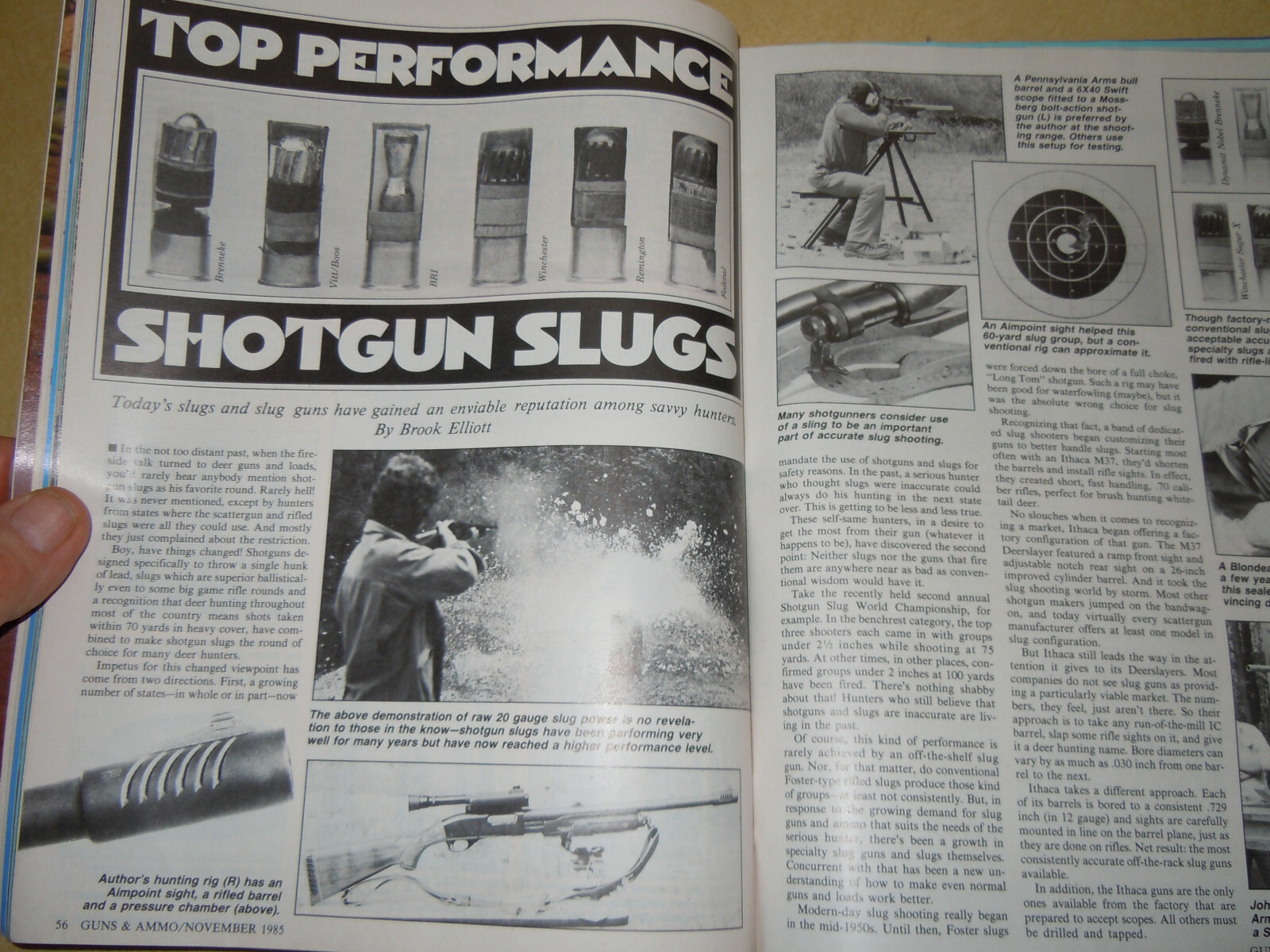 VINTAGE NOVEMBER 1985 " GUNS & AMMO " MAGAZINE - 117 PAGES | eBay