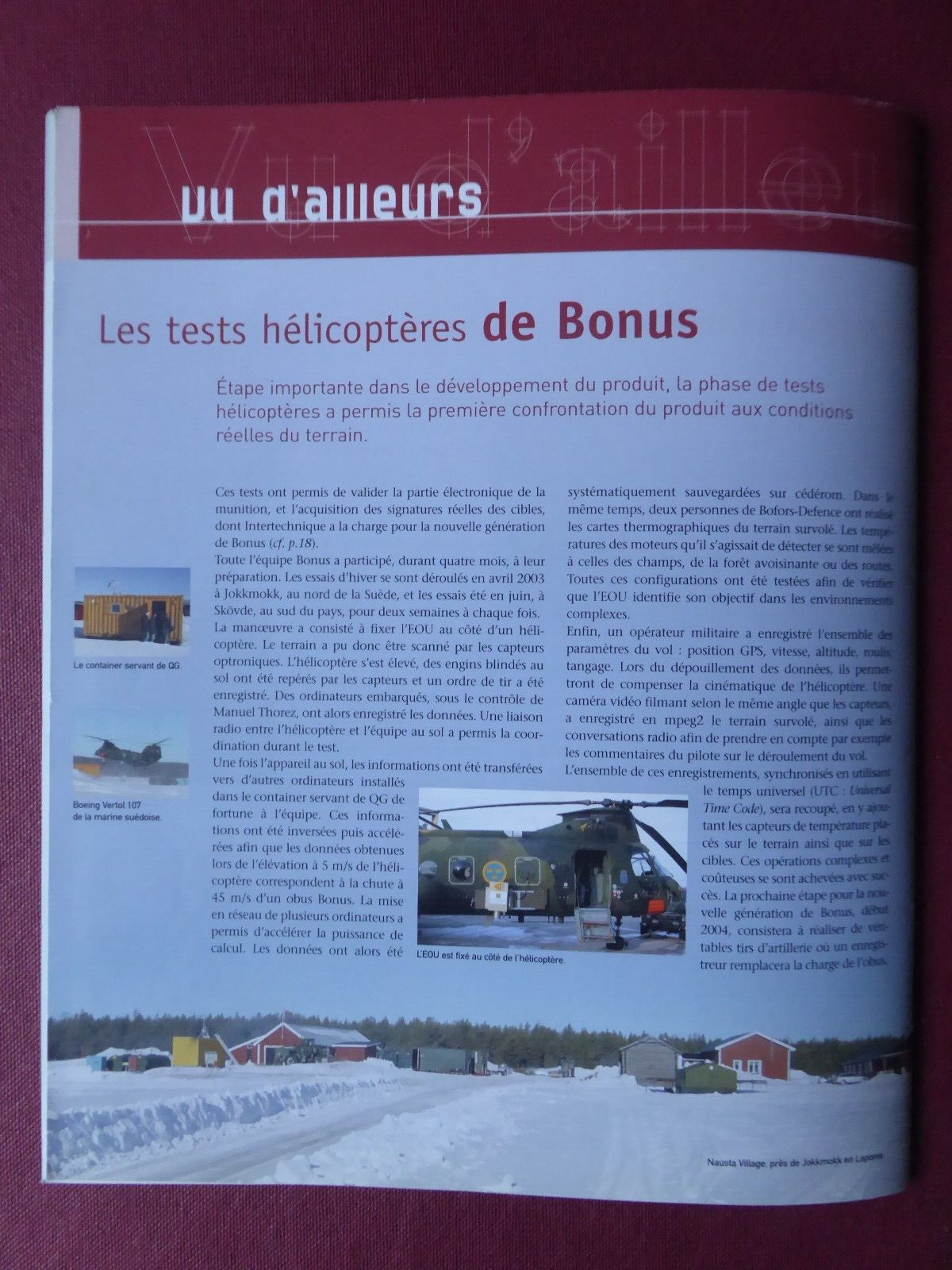 LA GAZETTE INTERTECHNIQUE ZODIAC 49 OBUS EOU BONUS BOFORS VERTOL 107 ...