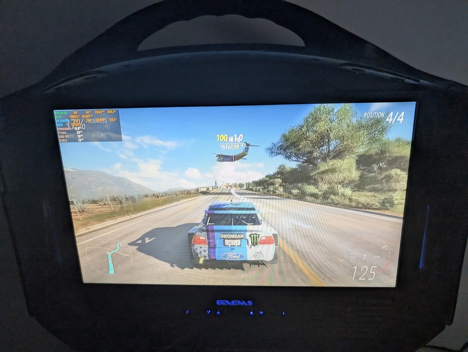 GAEMS Vanguard G190 Portable Gaming Monitor For Xbox One / PS4,PS3 Blue ...