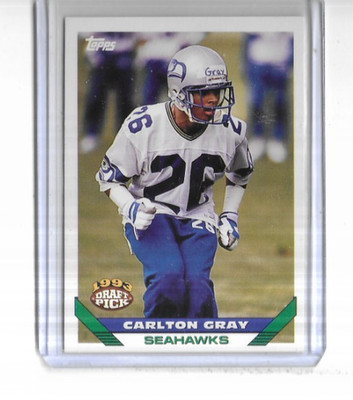 1993 Topps Football #152 Carlton Gray Seattle Seahawks Draft Pick | eBay
