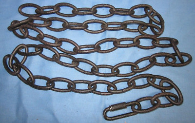 a 5ft Decorative Lamp Hanging Chain .. Black Brown w/Flecks, Heavy ...