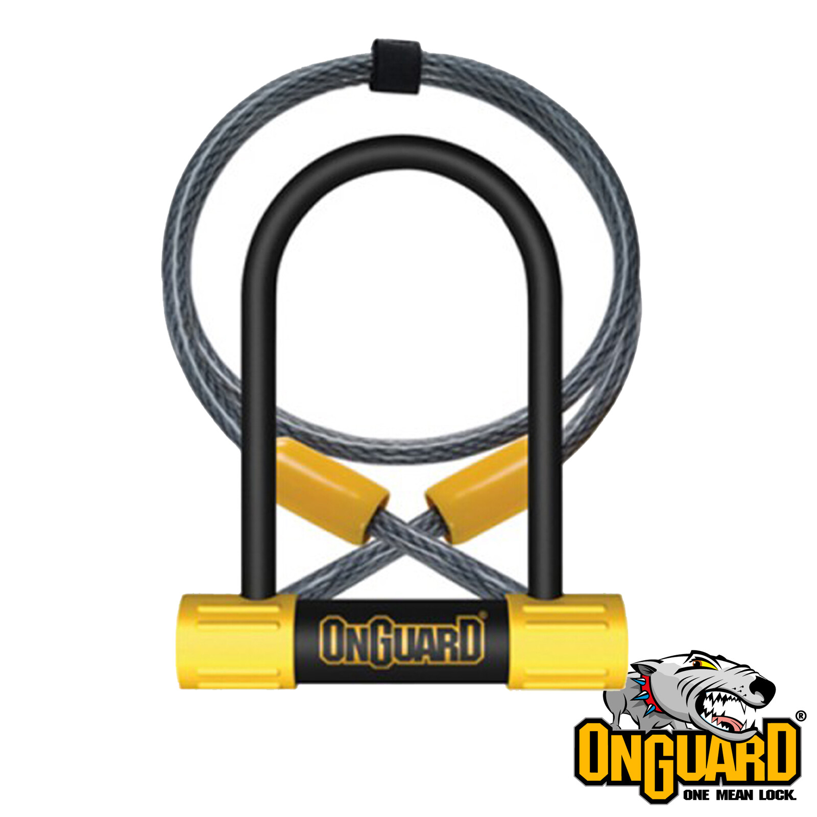 Bike Lock OnGuard Mini Bulldog 8015 Bike U Lock with Cable ...