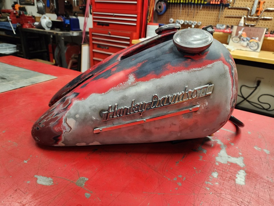 HARLEY DAVIDSON PANHEAD SHOVELHEAD 3 1/2 GALLON GAS TANKS | eBay