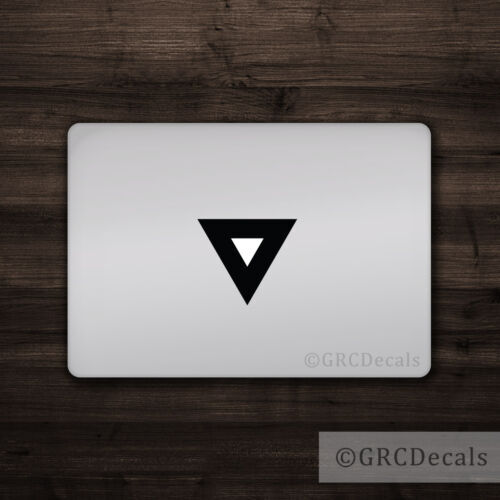 Triangle - Mac Apple Logo Cover Laptop Vinyl Decal Sticker Macbook ...