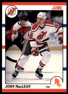 1990-91 Score Canadian John MacLean . New Jersey Devils #190 | eBay