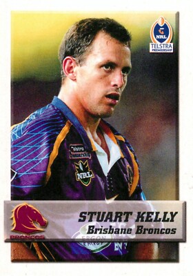 2002 Brisbane Broncos NRL Daily Telegraph Card - Stuart Kelly | eBay ...