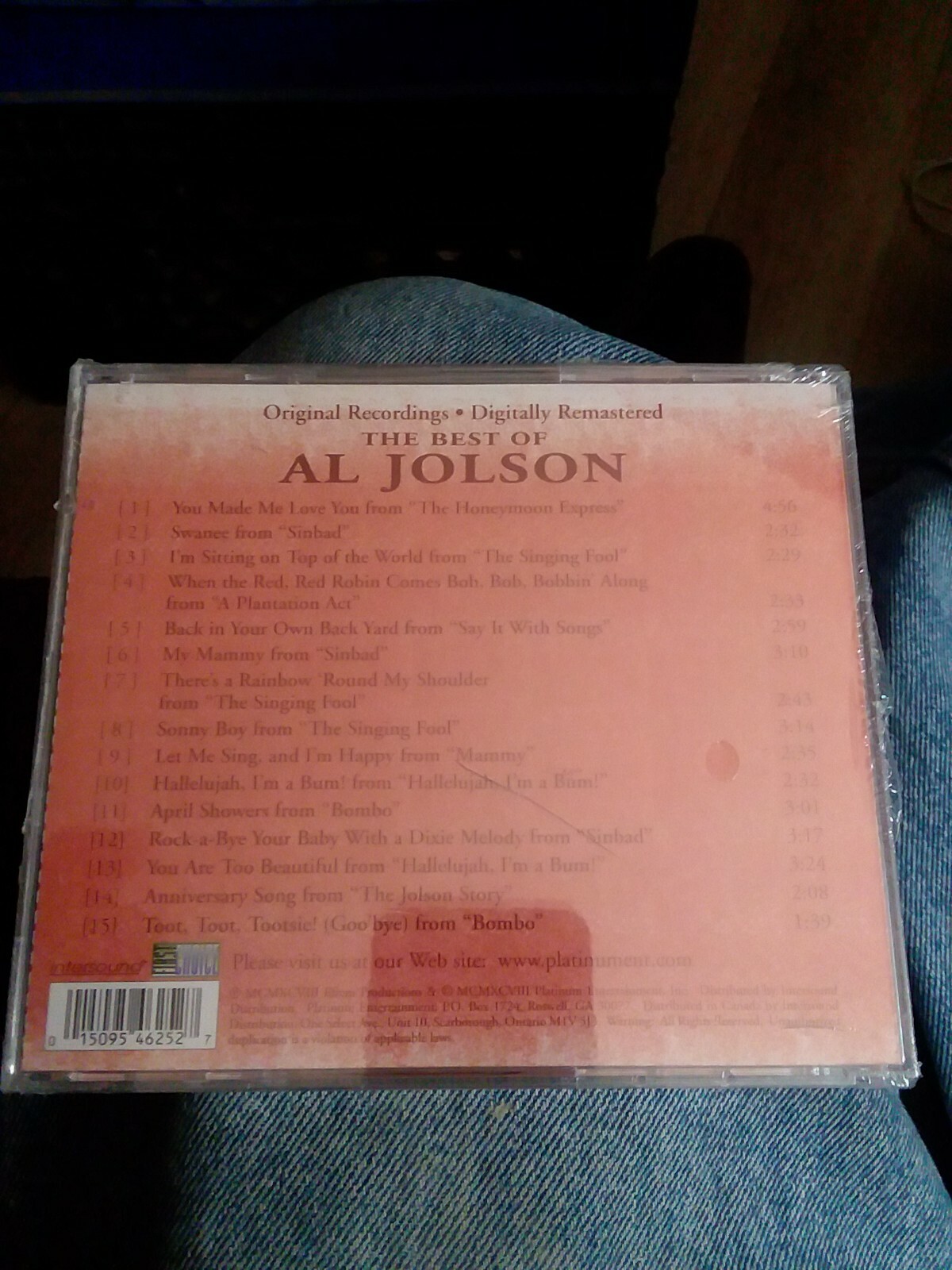 Best of Al Jolson [Intersound] by Al Jolson (CD, Apr-1998, Intersound ...