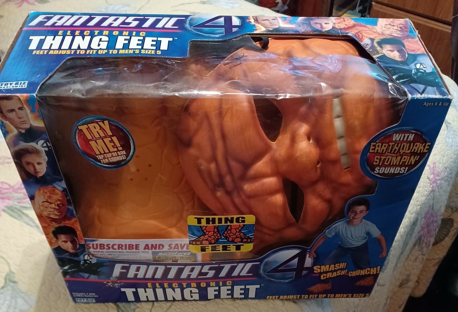 Marvel Fantastic 4 -THING Feet- stompin sounds too | eBay