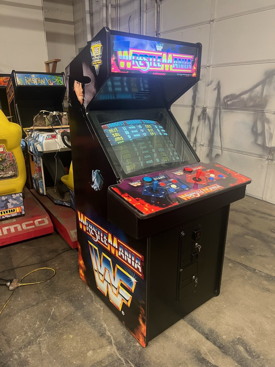 WRESTLEMANIA ARCADE MACHINE by MIDWAY WWF 1995 (Excellent Condition) | eBay
