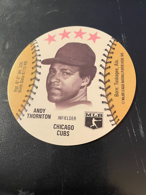 1976 Buckmans MSA Baseball Disc - Andy Thornton - Chicago Cubs - MT | eBay