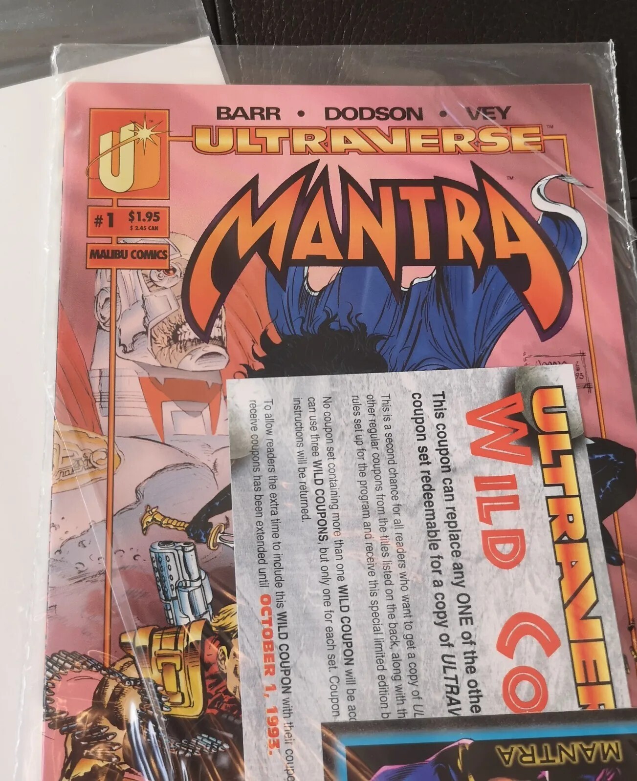 Ultraverse Mantra #1 1993 Malibu Comics By Barr, Dodson & Vey New In ...
