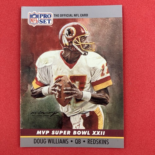Doug Williams 1990 Pro Set Super Bowl MVP Insert #22 NFL Washington ...