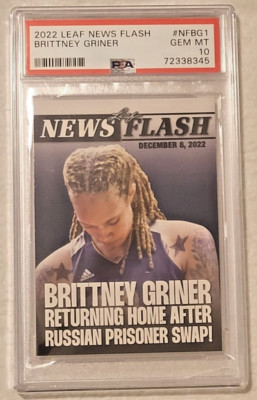 POP 1! 2022 Leaf News Flash Brittney Griner Home After Prisoner Swap ...