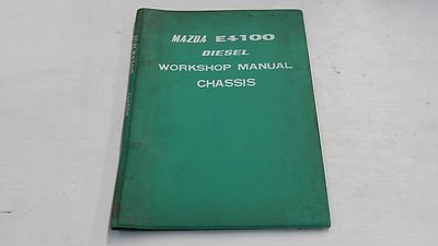 MAZDA E4100 DIESEL WORKSHOP MANUAL CHASSIS BOOK GENUINE | eBay Australia