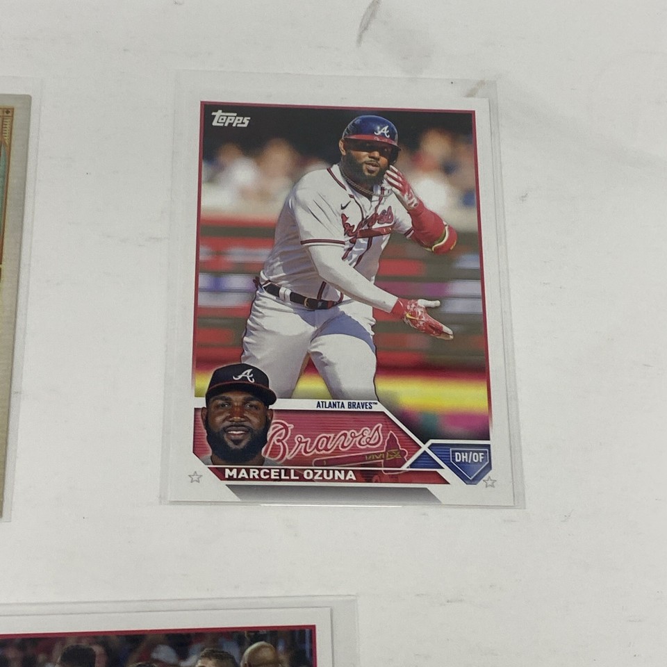 Marcell Ozuna 3 Card Lot 2021 Gypsy Queen #294 2022 Topps #125 #168 ...