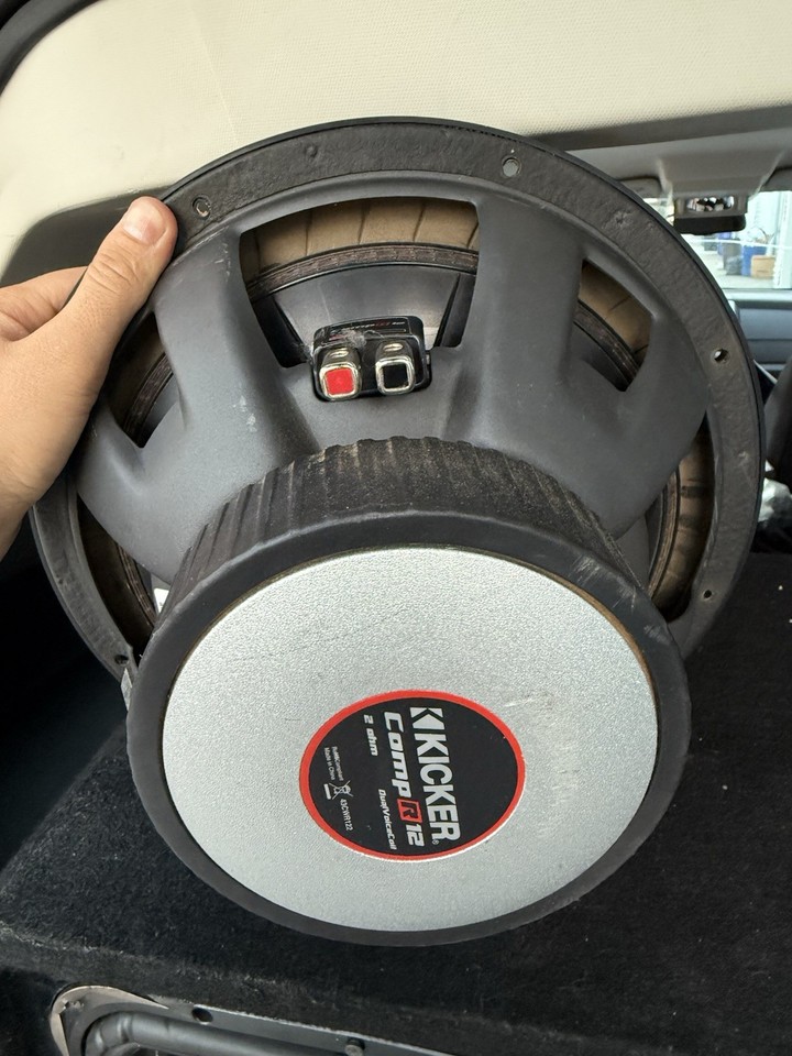 MTX 2x 12” Square Subs in Box + Kicker CompR12 | 3000W Peak Audio Lot ...