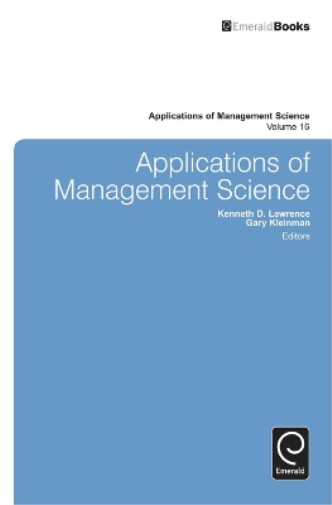 Kenneth D. Lawrence Ken Lawrence Gary Kl Applications of Management S ...