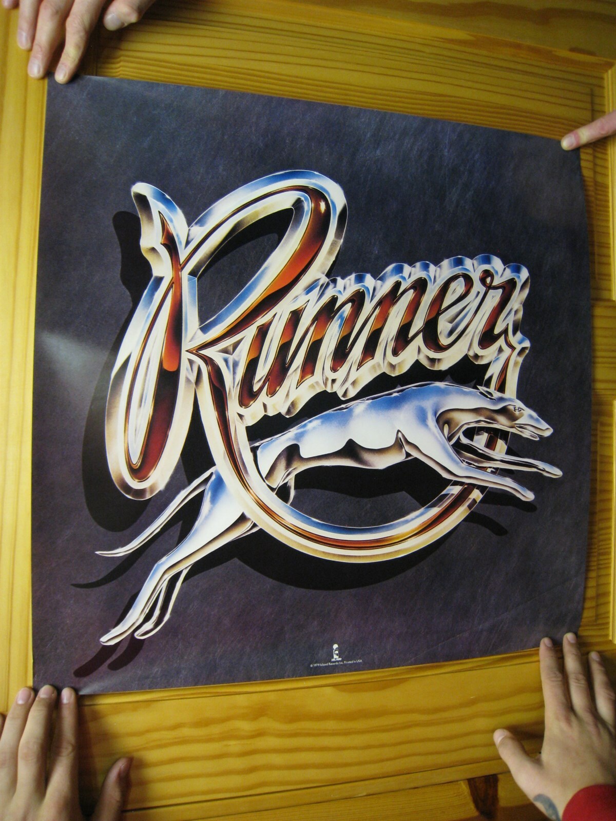 Runner Poster Jaguar David Dowle Steve Gould Alan Merrill Alvin Lee ...