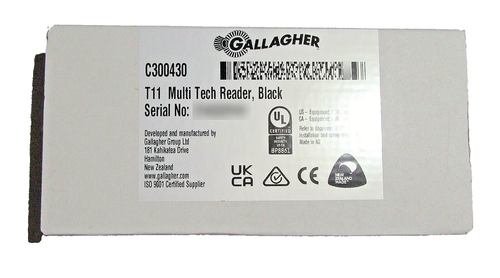Genuine New Sealed Gallagher C300430 T11 Multi Tech Reader Black | eBay