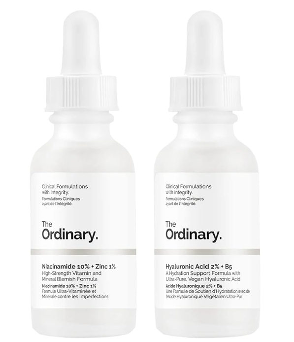 The Ordinary Skin Support Set Niacinamide 10% + Zinc 1% + Hyaluronic ...