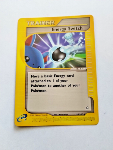 Pokémon TCG Energy Switch Aquapolis 120/147 Reg. 1st Ed. Uncommon ...