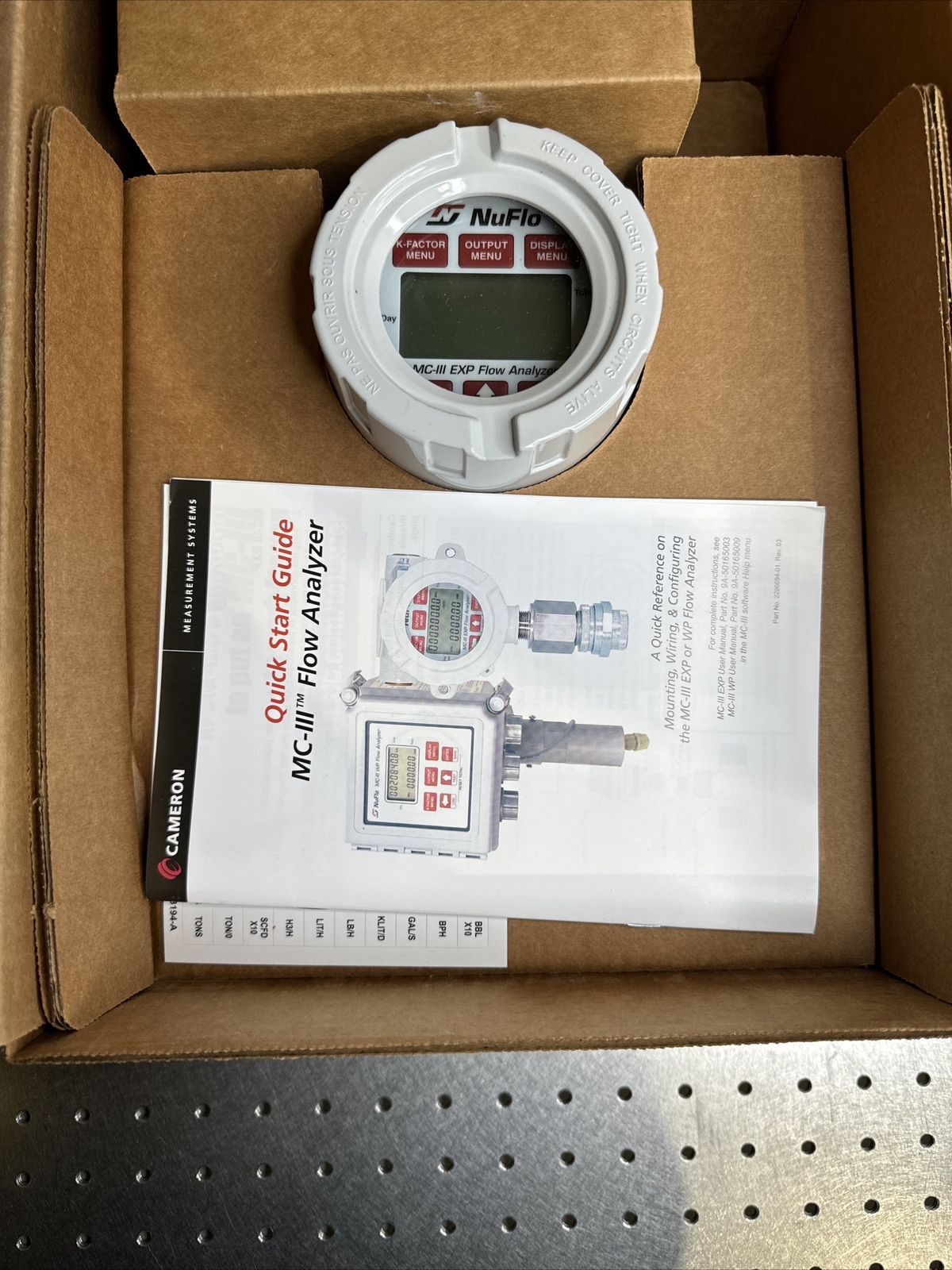 Cameron 9a-50179024 Nuflo Mc-iii Exp Flow Analyzer for sale online | eBay