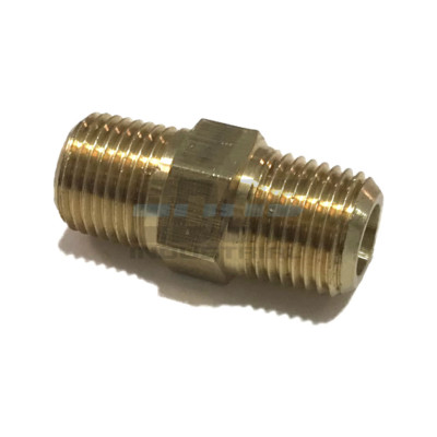 BRASS HEX NIPPLE 1/8" MALE NPT MNPT FUEL/AIR/WATER/OIL/GAS WOG | eBay