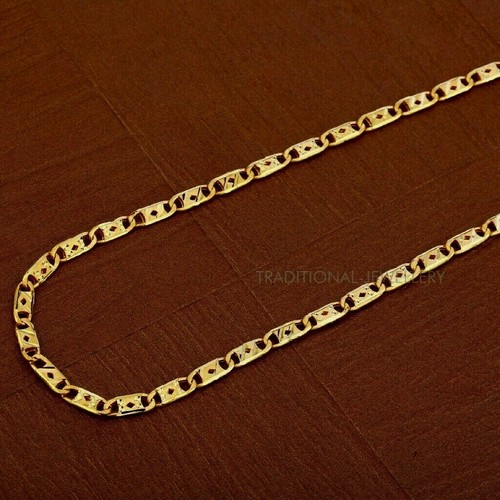Exclusive 22kt yellow gold Navabi chain necklace royal hallmarked ...