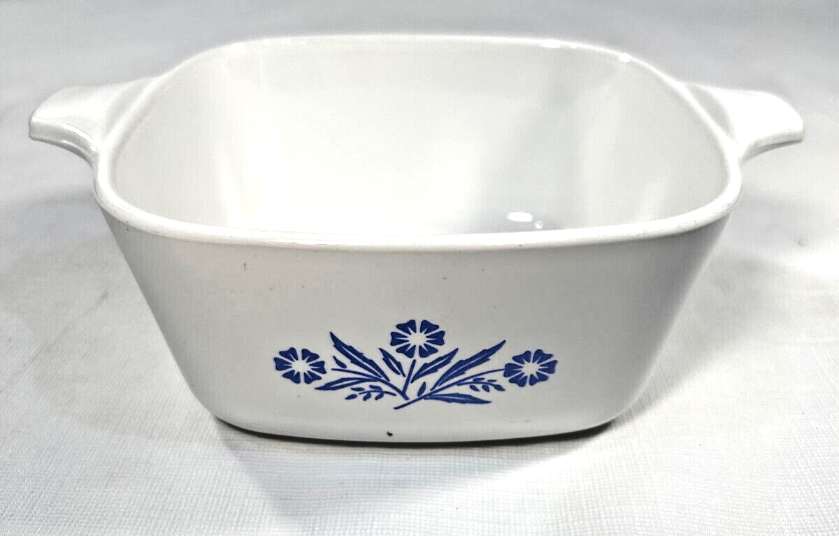 Corning Ware Blue Cornflower P43B Small Cooking Dish 2 3/4 Cups No Lid ...