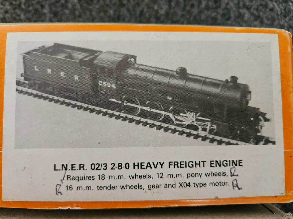 NC113 – LNER O2/3 locomotive kit, OO Gauge. | eBay
