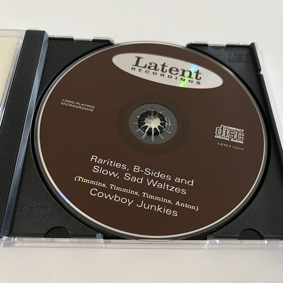 COWBOY JUNKIES - Rarities, B-Sides and Slow, Sad Waltzes CD VG ...