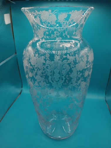 cambridge rose point glass Vase | eBay