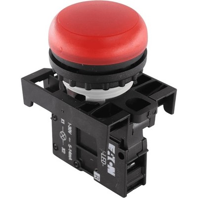 EATON Illuminated Pushbutton Switch Red Black M22-L-R LED Industrial ...
