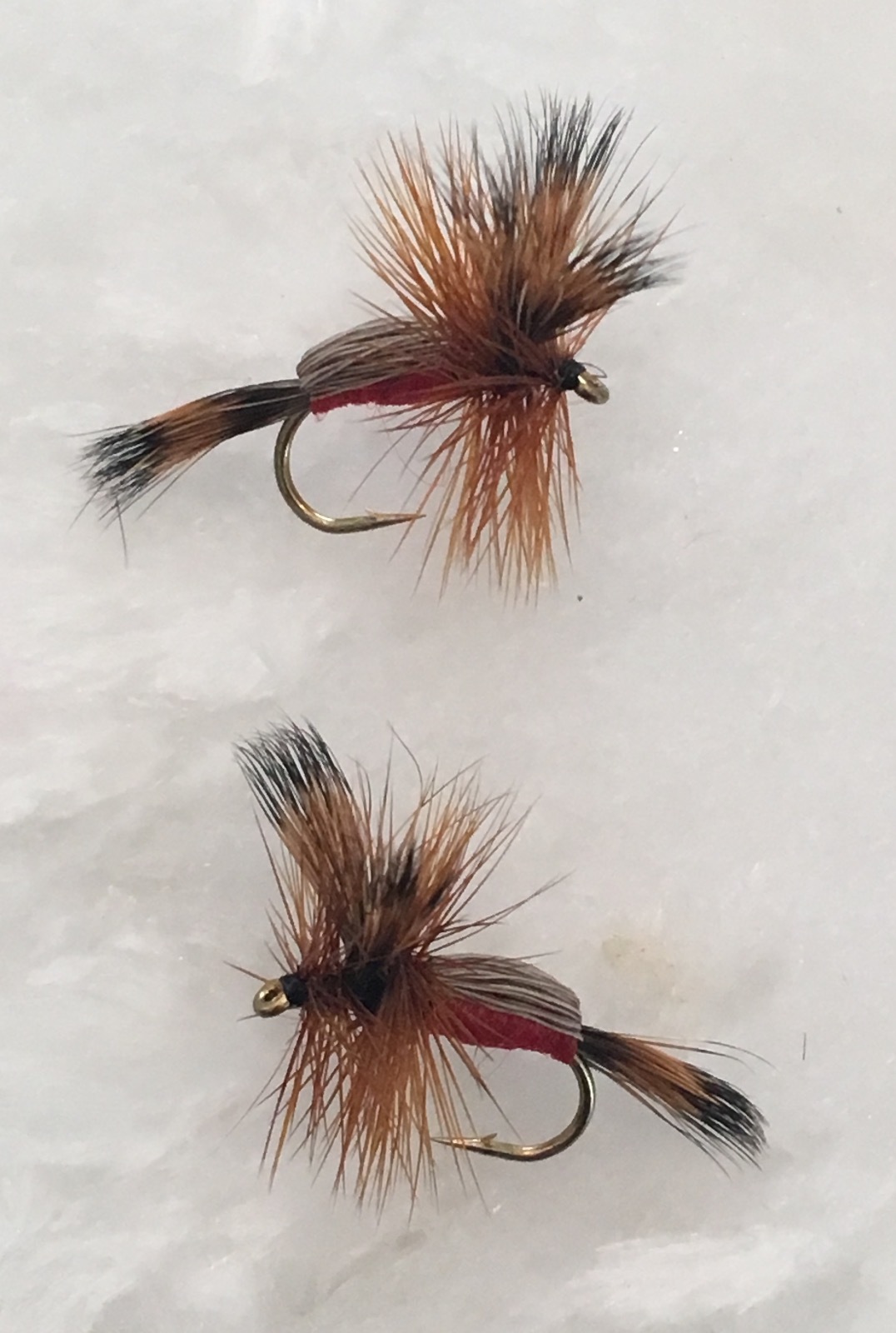 RED HUMPY FLY FISHING DRY FLIES - 12 x SIZE #16 | eBay