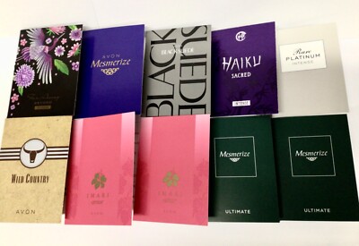 Avon Perfume Sample Collection 10pcs x 0.8ml/0.02floz | eBay