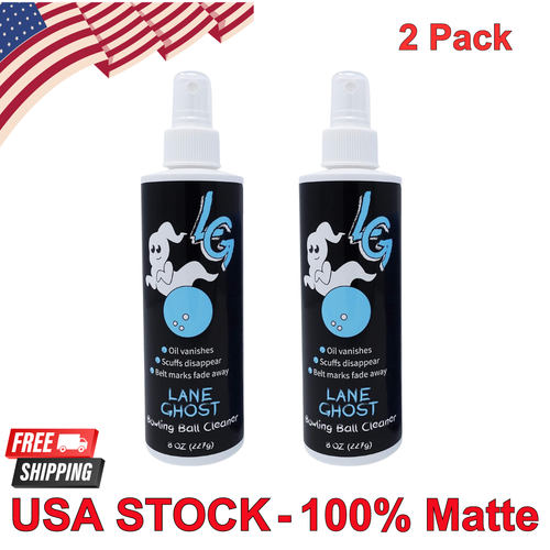 Lane Ghost Bowling Ball Cleaner Spray Kit - 2 Pack - USBC Approved ...