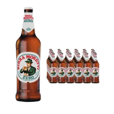 Birra Moretti Zero Alcohol Free Lager 330ml Bottles case of 24 - 0.0% ...