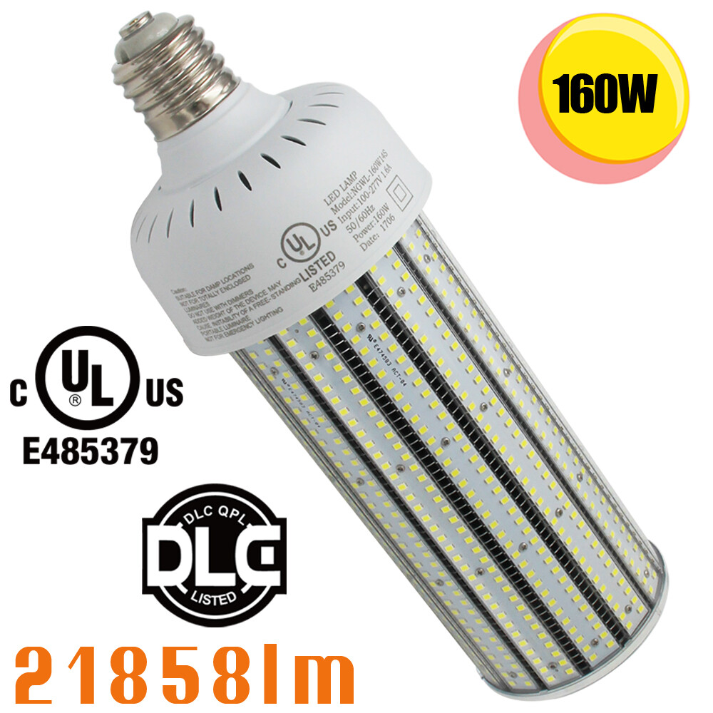 480Volt 160W LED Corn COB Light Bulb Replace 400W Metal Halide/HPS/HID ...