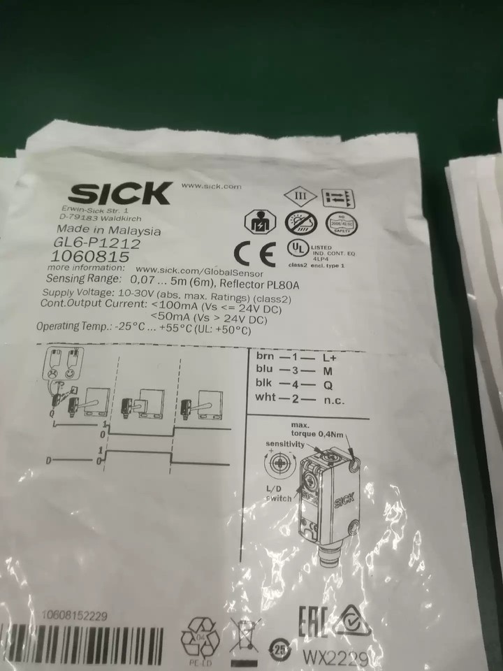 1PC Photoelectric Sensor New One GL6-P1212 GL6P1212 | eBay