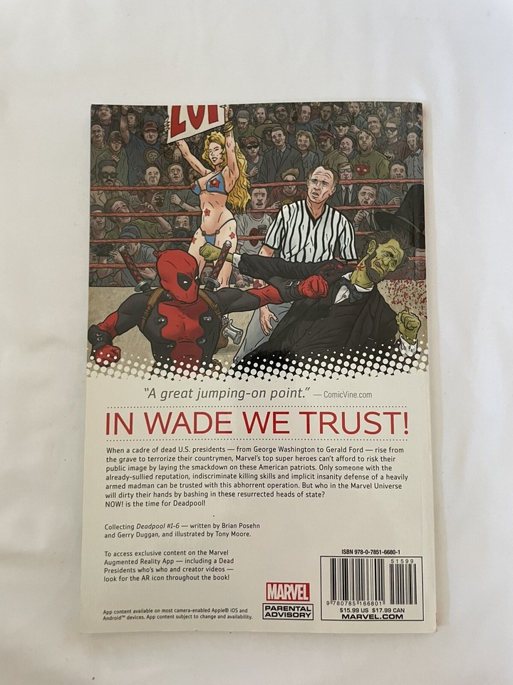 Marvel Comics Deadpool: Dead Presidents | eBay