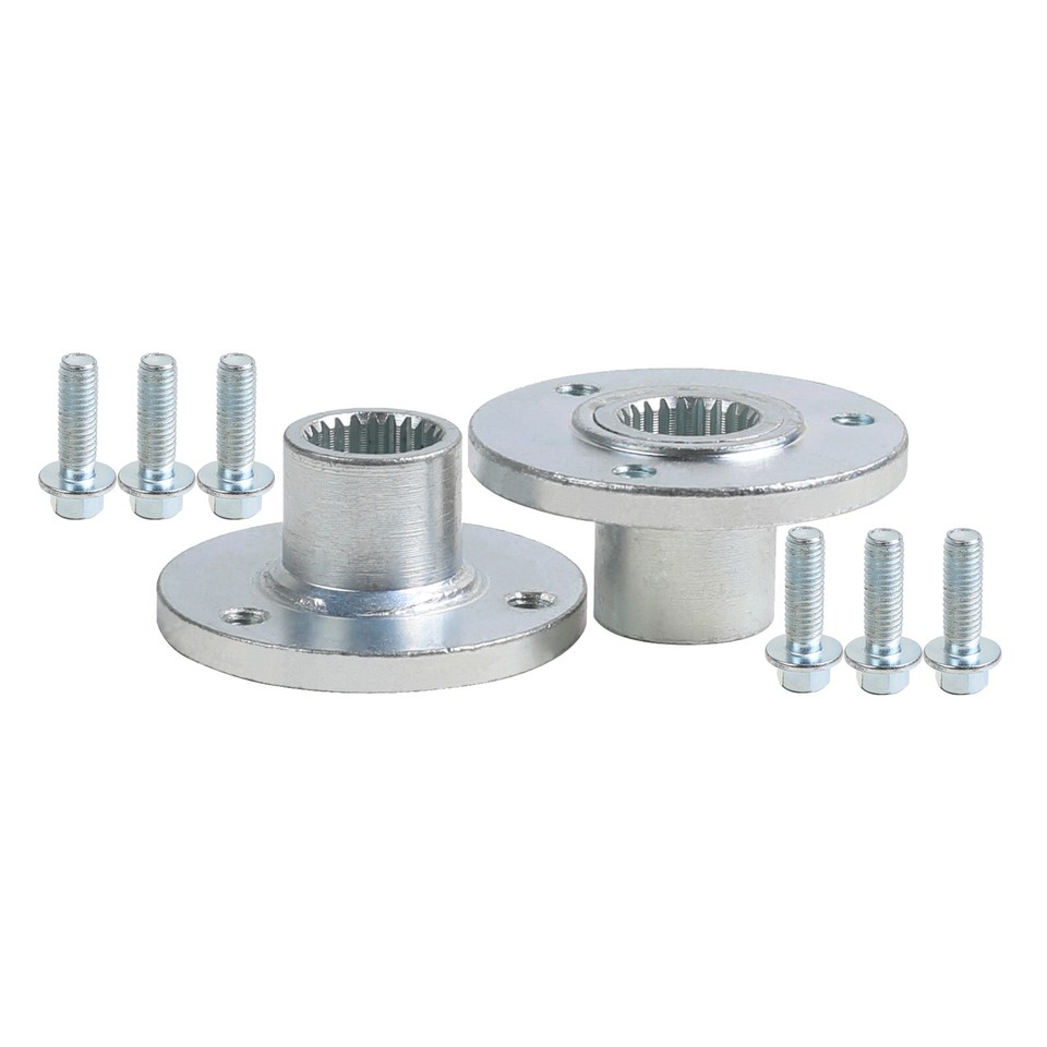 3 Stud 50mm 23T Spline Rear Axle Wheel Rim Hubs for 5" Go Kart Tire ...